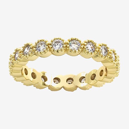 Click here for Sparkle Allure Womens 2.5MM Cubic Zirconia 14K Gol... prices