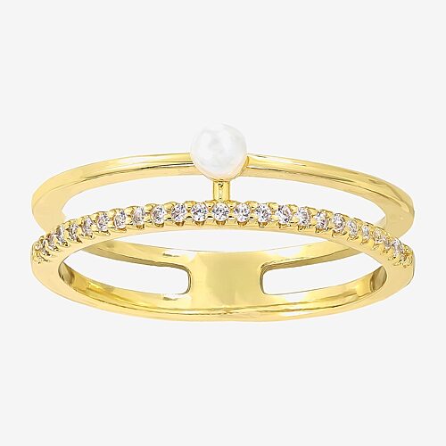 Click here for Sparkle Allure Faux Stacked Womens 4MM Cubic Zirco... prices