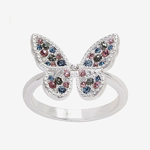 Click here for Sparkle Allure Womens Multi Color Crystal Pure Sil... prices