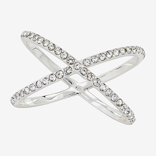 Click here for Sparkle Allure Womens 2.5MM Crystal Pure Silver Ov... prices