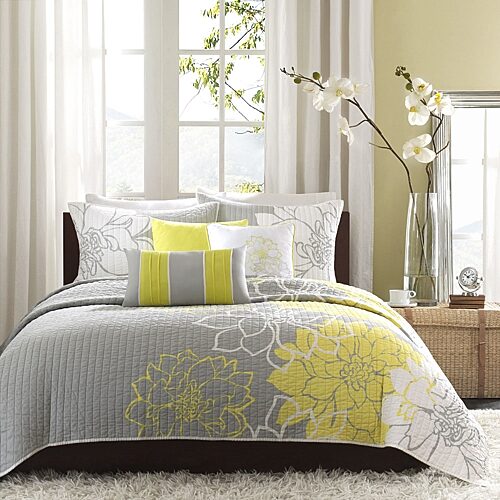 Click here for Madison Park Lola Reversible 6-Pc. Quilt Set  King... prices