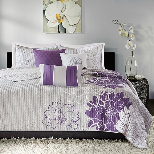 Click here for Madison Park Lola Reversible 6-Pc. Quilt Set  King... prices