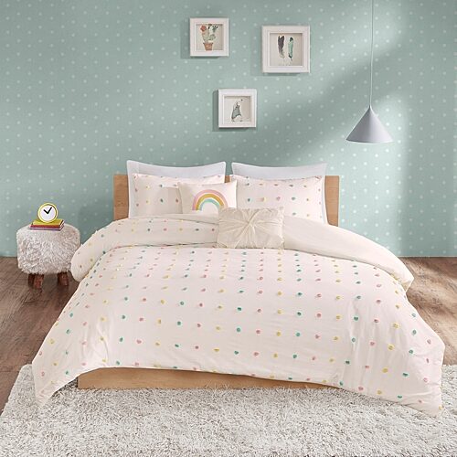 Click here for Intelligent Design Callie Pom Pom 5-Pc. Comforter... prices