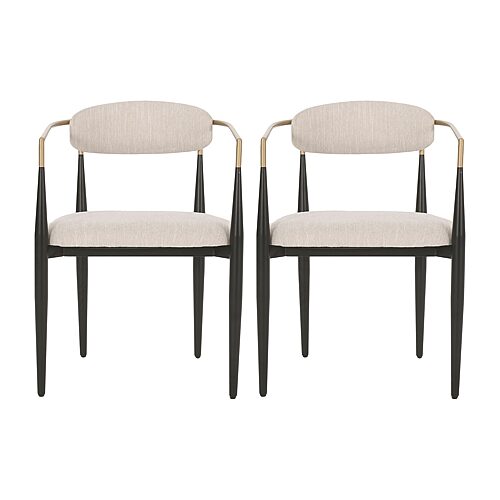 2Pc Elmore Armchair  One Size  Beige