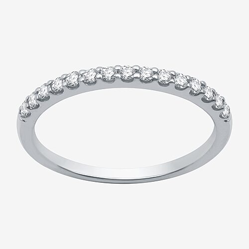 Click here for 1/4 CT. T.W. Lab Grown White Diamond 10K Gold Wedd... prices