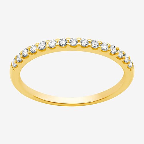Click here for 1/4 CT. T.W. Lab Grown White Diamond 10K Gold Wedd... prices