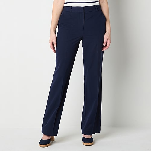 Click here for Worthington Womens Modern Perfect Trouser  2  Blue prices