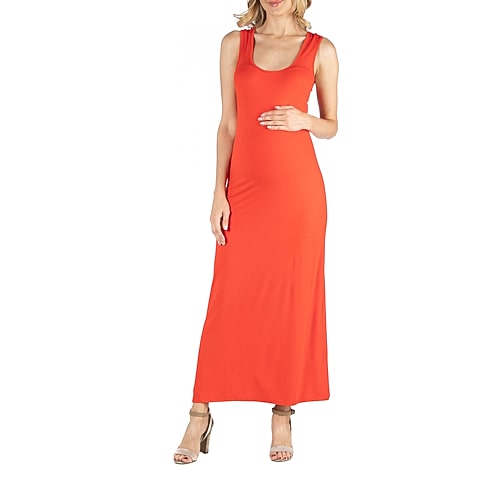 Click here for 24/7 Comfort Apparel Racerback Scoop Neck Maxi Dre... prices