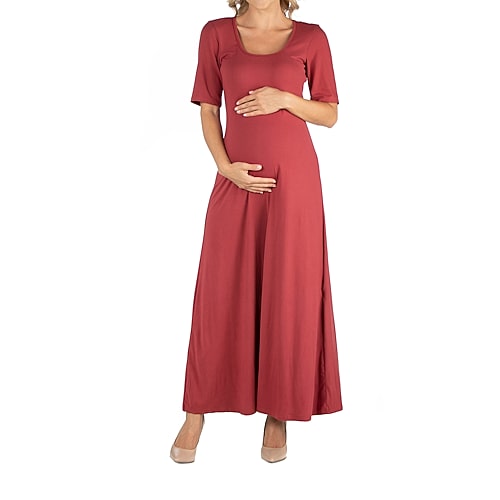 Click here for 24/7 Comfort Apparel Casual Maxi Dress with Sleeve... prices