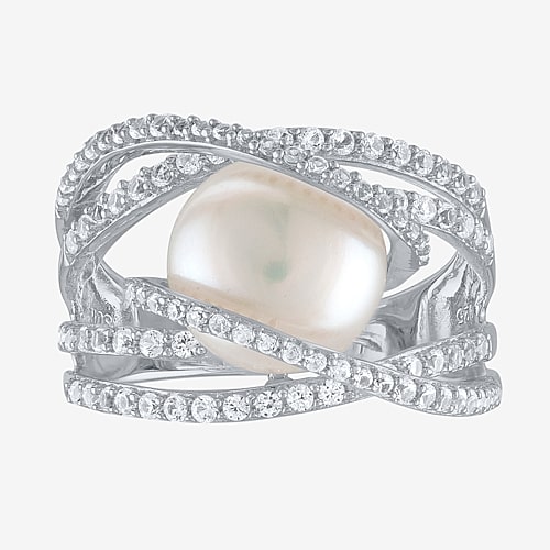 Click here for Womens 10MM White Cultured Freshwater Pearl Sterli... prices