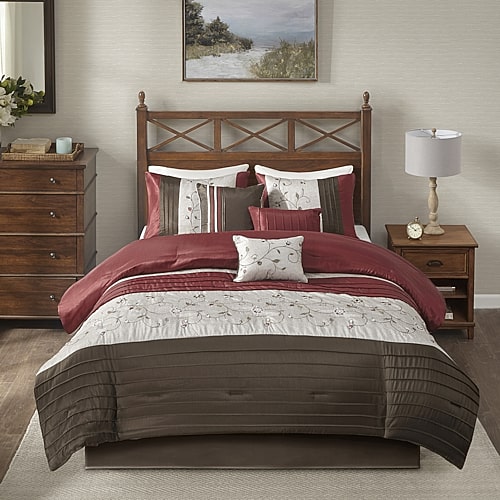 Click here for Madison Park Serene 7-Pc. Comforter Set  King - Re... prices