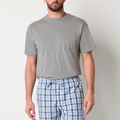Click here for St. Johns Bay Mens Crew Neck Short Sleeve Pajama T... prices