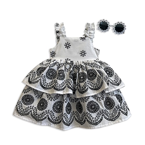 Click here for Blueberi Boulevard Toddler Girls Sleeveless A-Line... prices