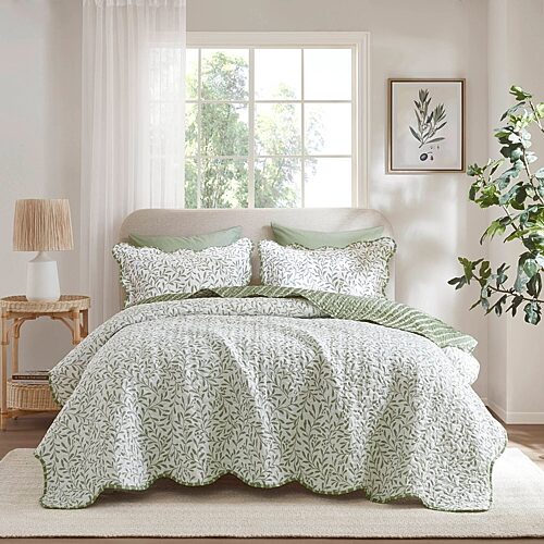 Click here for Madison Park Eamon Reversible Print 3-pc. Quilt Se... prices