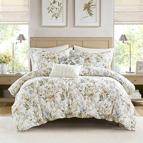 Click here for Harbor House Herbal Print 5-Pc. Duvet Cover Set  K... prices