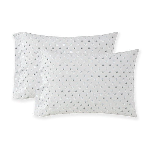 Click here for Martha Stewart Cotton Percale Pillowcase  One Size... prices