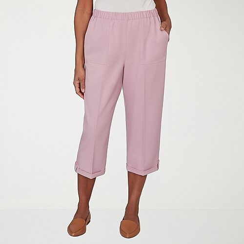 Click here for Alfred Dunner Vintage Charm Womens Straight Capri... prices