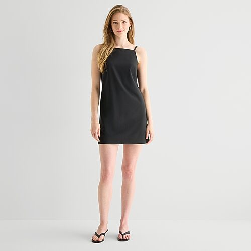 Click here for a.n.a Womens Sleeveless Apron Tank Dress  18  Blac... prices