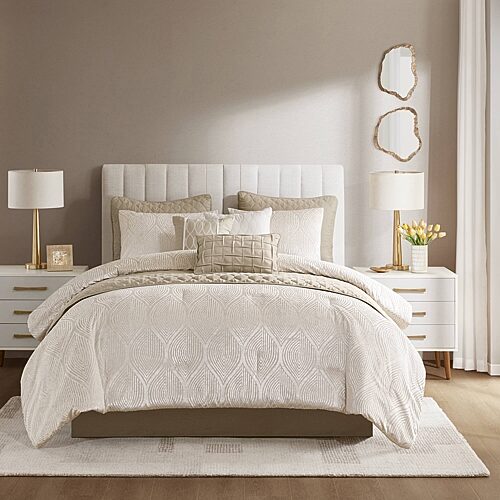 Click here for Madison Park Nocturne Jacquard 10-Pc. Comforter Se... prices