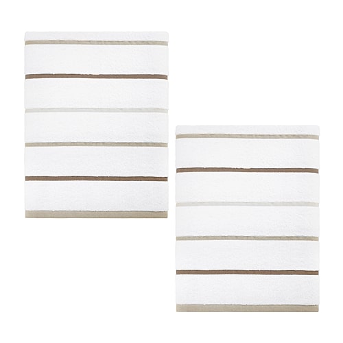 Click here for IZOD #N/A 2-pc. Striped Bath Towel  One Size  Beig... prices