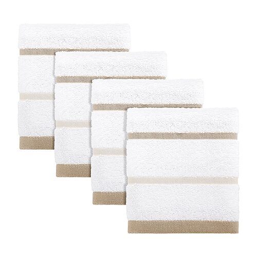 Click here for IZOD Sandbar 4-pc. Washcloth  One Size  Beige prices