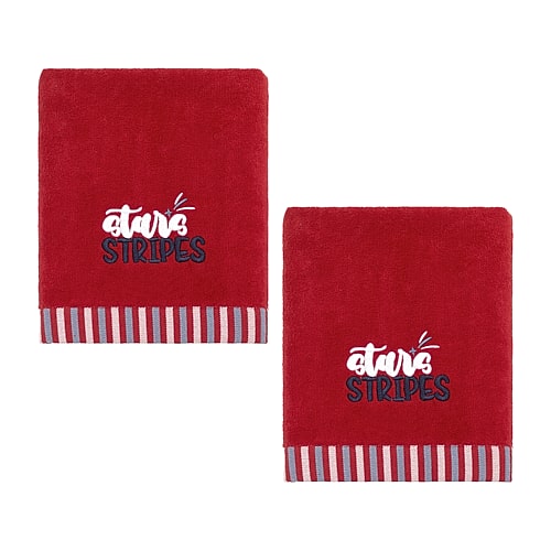 Click here for Avanti All-American 2-pc. Americana Hand Towel  On... prices