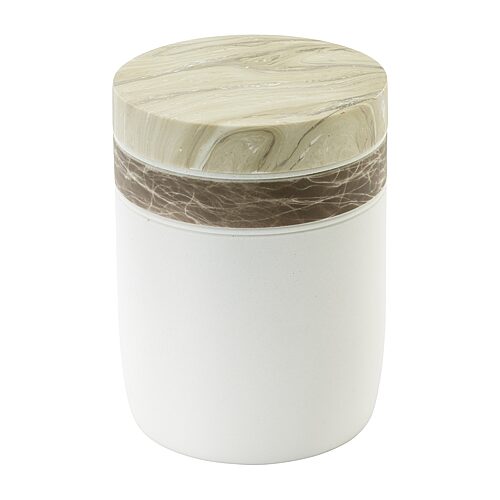 Click here for Izod Tidal 5.25 Decorative Covered Jar - Linen prices