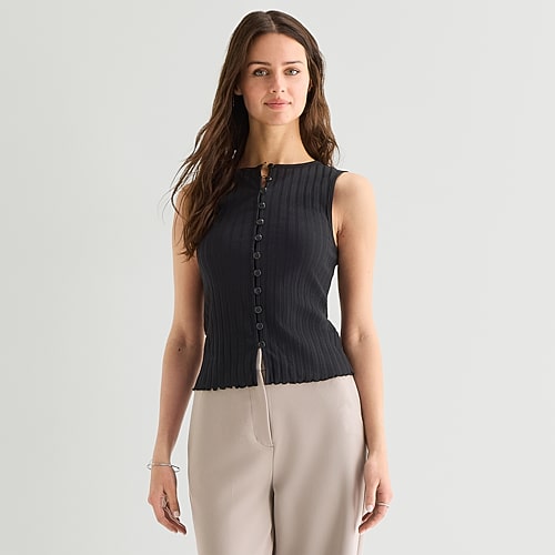 Click here for A.N.A Womens Tall Crew Neck Sleeveless Vest  Xx-la... prices