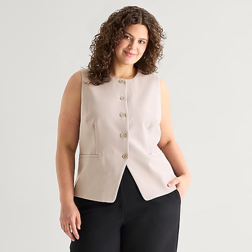 Click here for a.n.a Womens Plus Crew Neck Sleeveless Vest  4x  B... prices