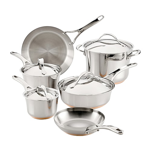 Click here for Anolon Nouvelle Stainless Steel 10-pc. Cookware Se... prices