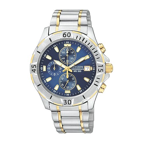 Click here for Citizen Mens Chronograph Two Tone Stainless Steel... prices