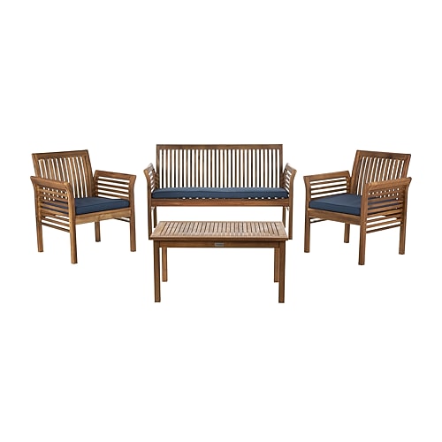 Click here for Carson 4Pc Outdoor Seating Set - Natural prices