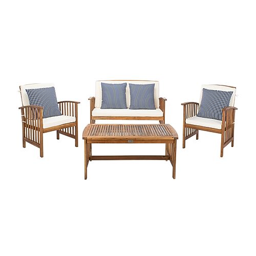 Click here for Rocklin 4 Pc Patio Set  One Size  Brown prices