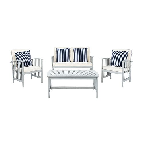 Click here for Rocklin 4 Pc Patio Set  One Size  Gray prices