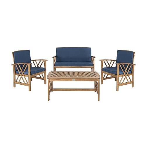 Click here for Fontana 4Pc Outdoor Seating Set - Navy prices