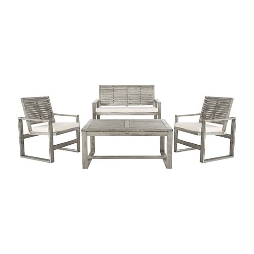 Click here for Ozark 4 Pc Outdoor Living Set - Grey wash prices