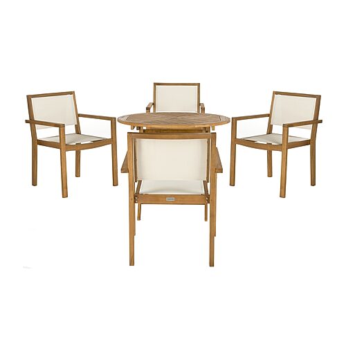 Click here for Safavieh Chante Round Table 5-Piece Indoor/Outdoor... prices