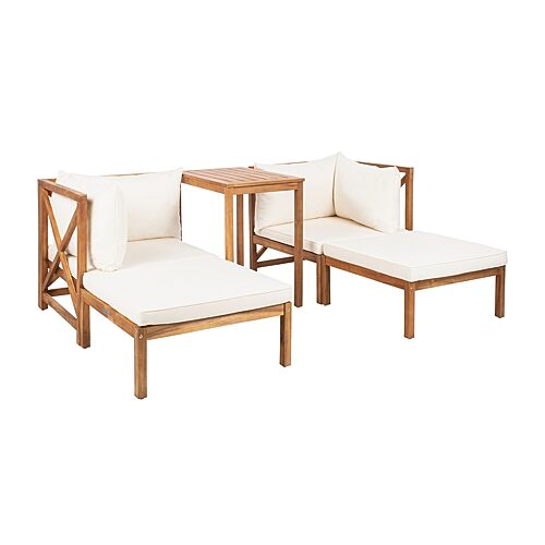 Click here for Ronson 5 Pc Sectional Set - Natural/beige prices