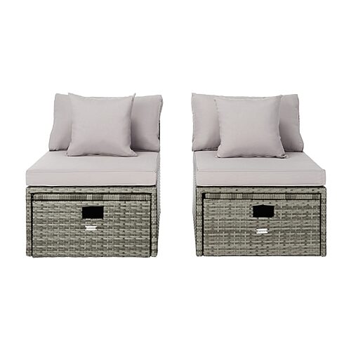 Click here for Safavieh Pramla Outdoor Sette with Ottoman prices