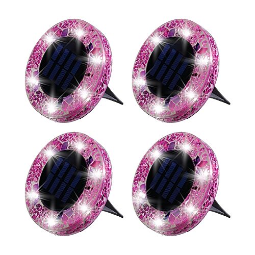Click here for Bell + Howell Mosaic Disk Lights Solar Powered 6 L... prices
