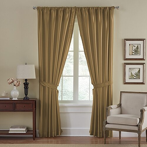 Click here for Threadmade Versailles Solid Curtain Panel prices