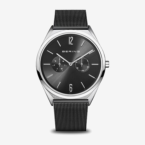 Click here for Bering Mens Black Stainless Steel Bracelet Watch 1... prices