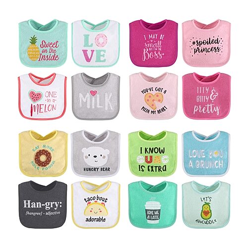 Click here for The Peanutshell Girls 16-pc. Bib  One Size  Pink prices