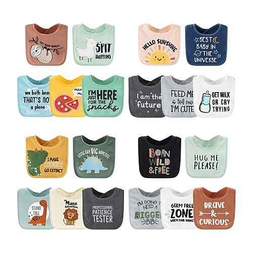 Click here for The Peanutshell Boys 10 Pair Bib  One Size  Green prices
