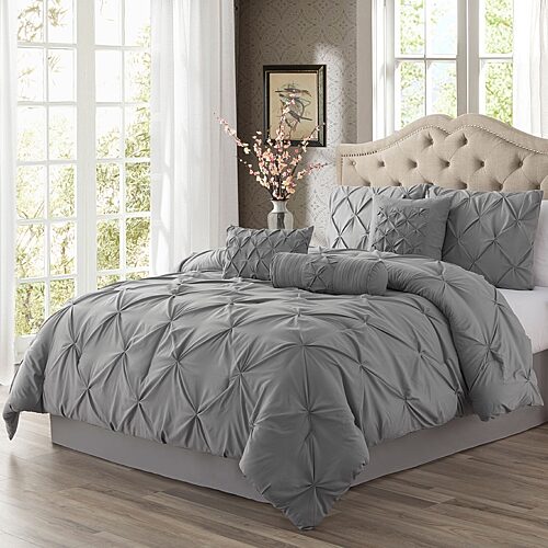 Click here for Cathay Home Inc. Premium Collection Pintuck 2-Pc.... prices