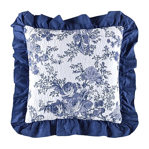 Click here for Laurel Manor Toile Garden Square Throw Pillow  One... prices