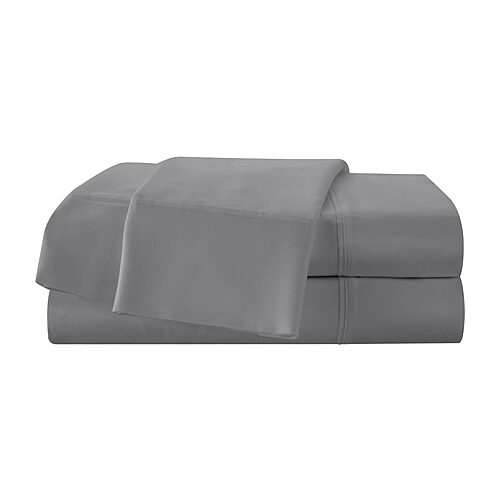 Martex T400 Sateen 400tc Wrinkle Resistant Deep Pocket Sheet Set  One Size  Gray