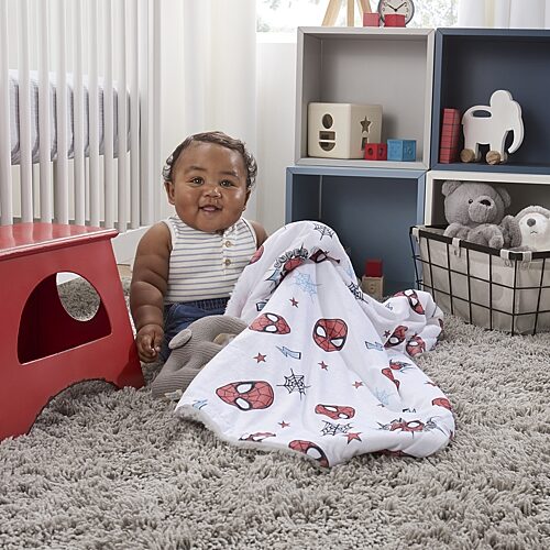 Click here for Nojo Spiderman Baby Blanket  One Size  Red prices