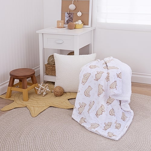 Click here for Nojo Winnie The Pooh Baby Blanket  One Size  White prices