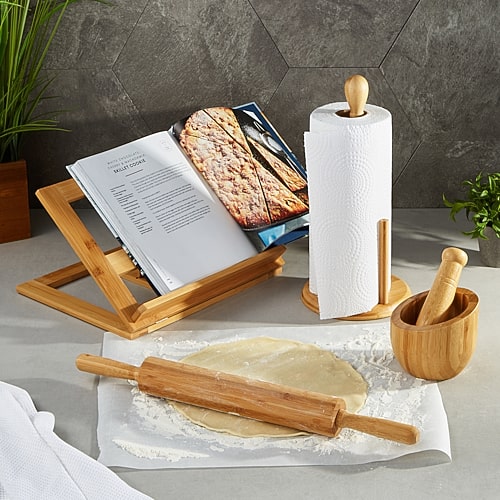 Click here for BergHOFF Bamboo 5pc Kitchen Accessory 5-pc. Kitche... prices